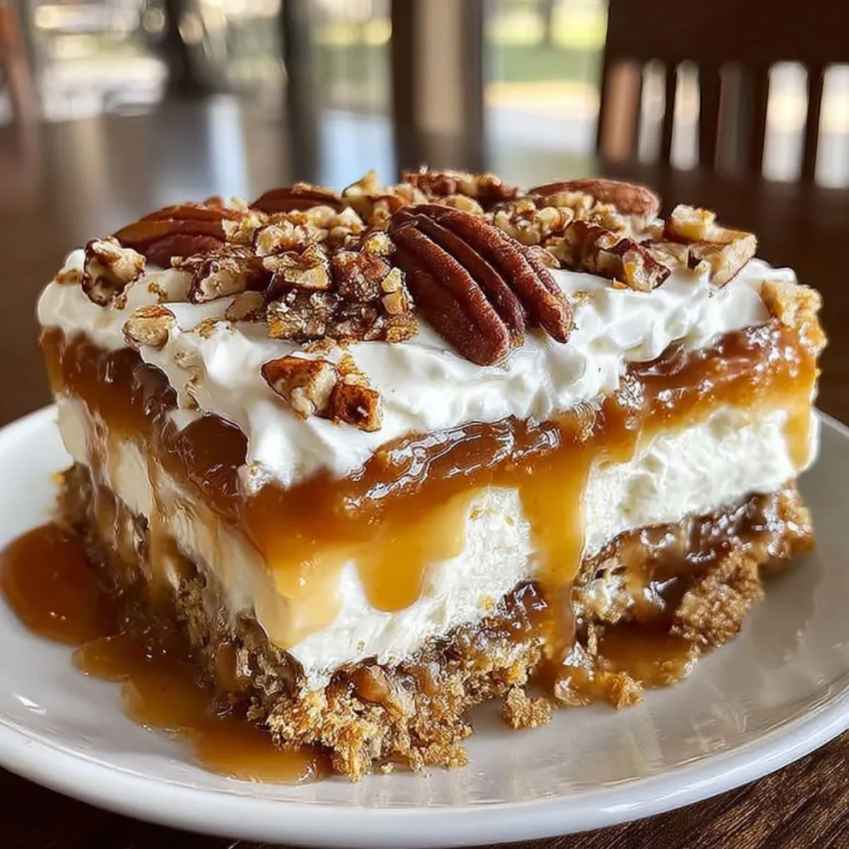 Delicious Pecan Pie Lasagna